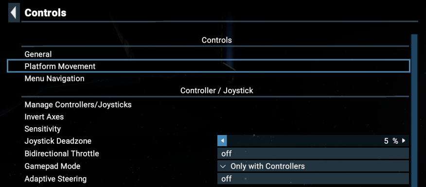 Joystick and Controller Configuration and Options - X Community Wiki